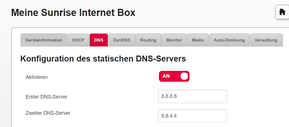 Internet geht nicht mehr auf Manchen Seiten oder Apps